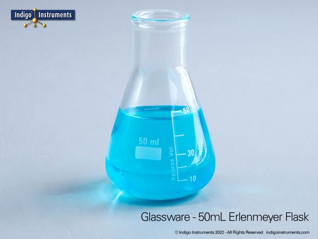 Flask, Erlenmeyer, 50ml, borosilicate glass
