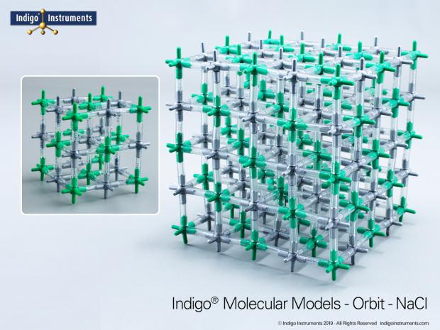 Sodium Chloride Model (NaCl), Indigo