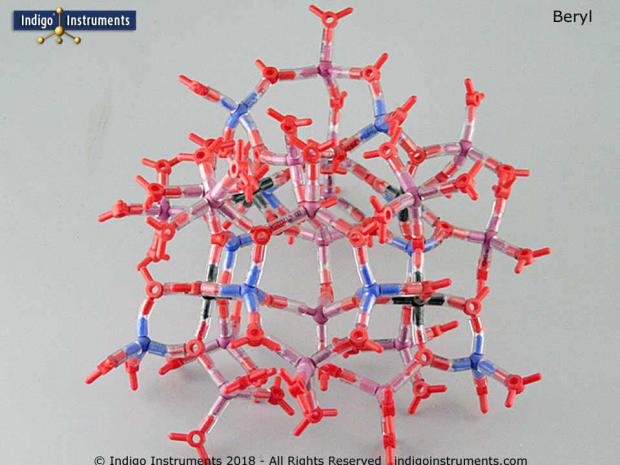 Beryl Molecular Model Kit, 114 atoms/138 bonds, Indigo