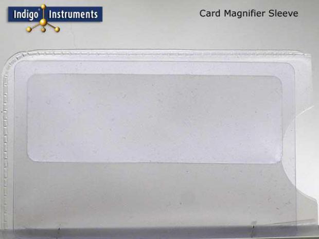 Credit Card Magnifier Sleeve