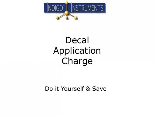 Decal application charge; per decal