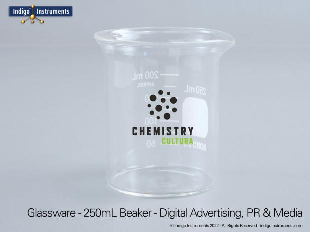 250mL Glass Beaker, Griffin Type, Borosilicate