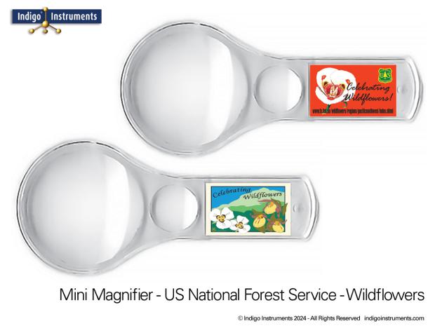 Magnifier, dual 45,19mm (2,3/4") 3X/6X plastic handle