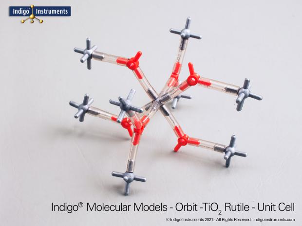 Rutile (TiO2) Crystal Structure Model Kit