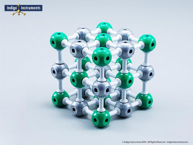 Sodium Chloride (NaCl) Molecular Model Kit, Molymod