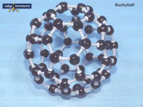 Fullerene C60 Buckyball Molecular Model Kit, Molymod Style