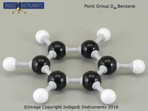 Point Group Oh SF6, Indigo Molecular Symmetry Model Set