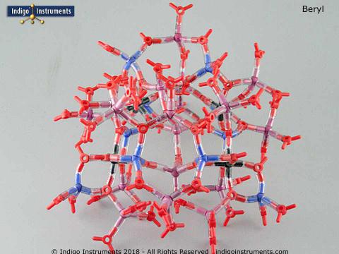 Beryl Molecular Model Kit, 114 atoms/138 bonds, Indigo