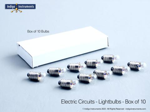 Bulb, 2.5V, 0.3A, 10 pack.