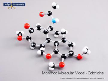 Colchicine molecular model kit, assembled, Molymod
