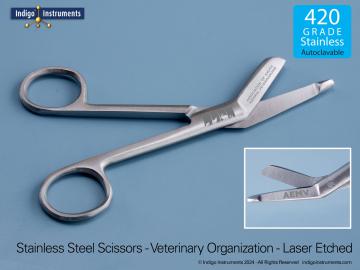 Scissors, lister bandage 135mm (5.5"), stainless,