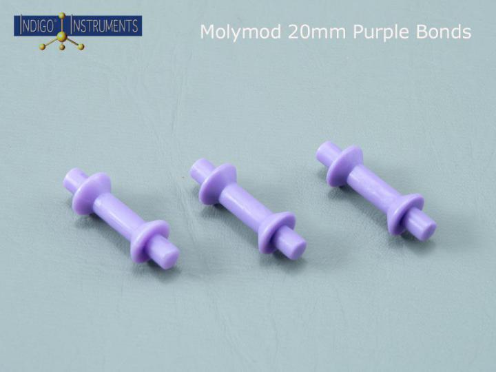 Bond, Molymod, purple (H bond), 20mm