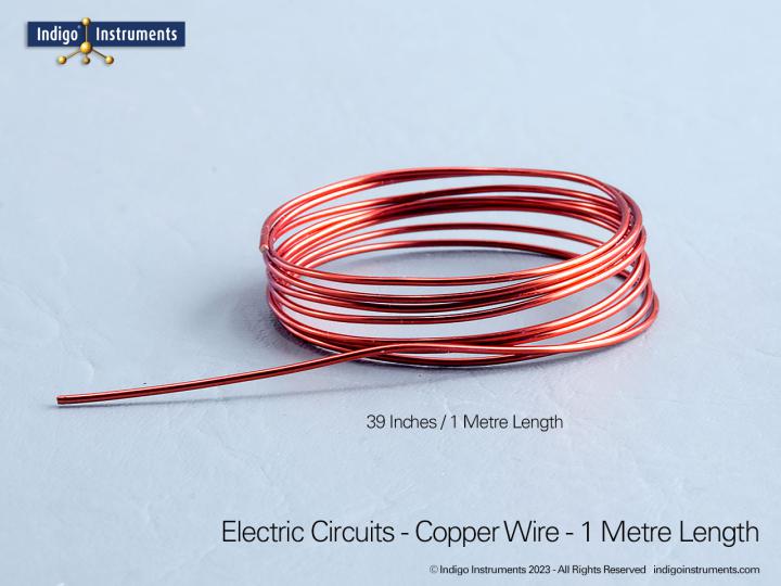 Insulated Copper Wire, 19 Gauge, 1m, DC Battery Experiments
