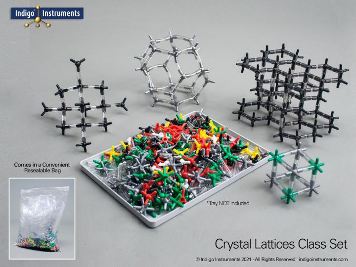Crystal Structures Models Kit-Build the Basic Standard Crystal Lattices ...