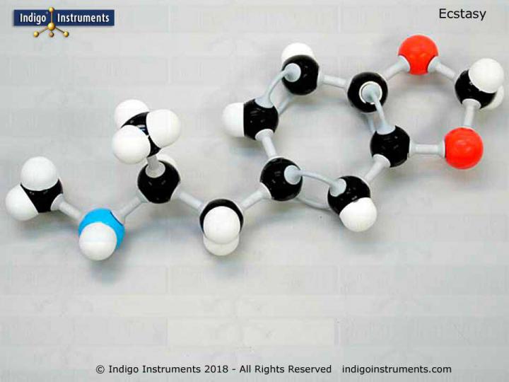 MDMA (Ecstasy) Molecular Model, Assembled