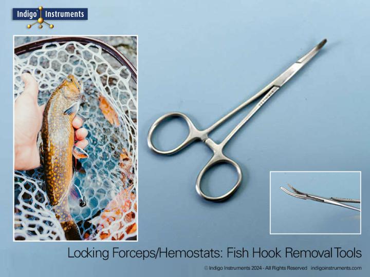 Forceps, Halstead Mosquito curved, 125mm (5"), stainless