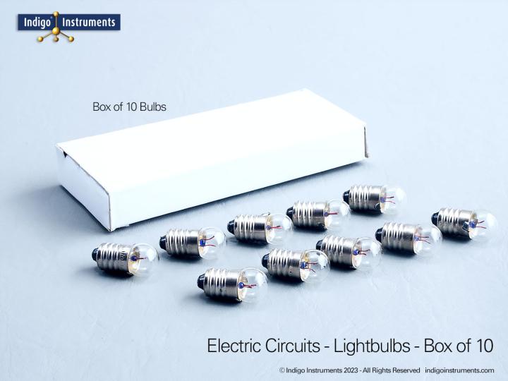 Bulb, 2.5V, 0.3A, 10 pack.