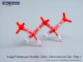 Diamond Crystal Structure Unit Cell Model Assembly Step 1, Orbit Style