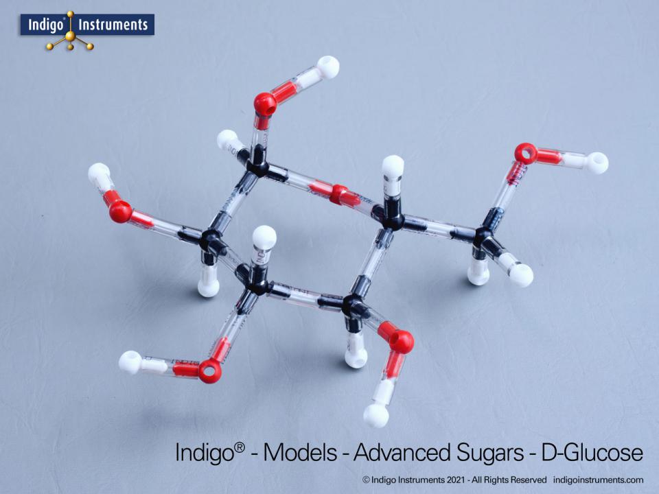 Sugar Structures Molecular Model Kit, Indigo