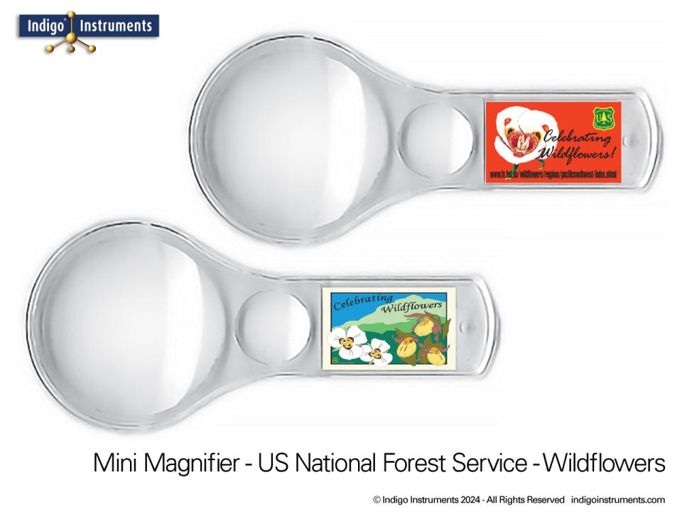 Magnifier, dual 45,19mm (2,3/4") 3X/6X plastic handle