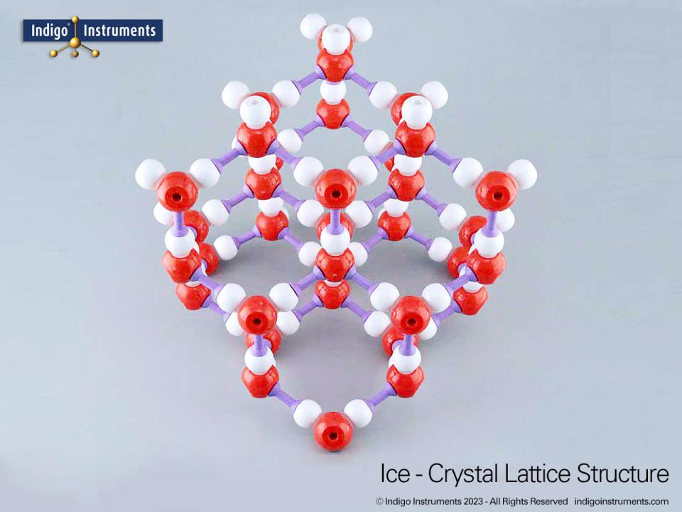 Ice molecular model kit, 105 atoms, 3 layers; Molymod