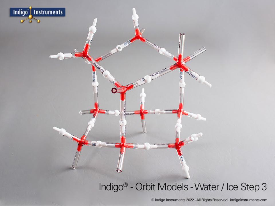 Ice Molecular Model Kit, 198 atoms, 264 bonds, Indigo