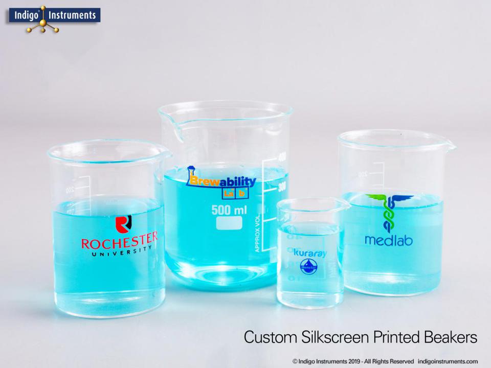 Silkscreen, 2 color text/logos; magnifier/PMS match n/i