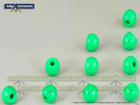 Molymod Single Hole Halogen (Fluorine) Atom, 17mm, Light Green from ...