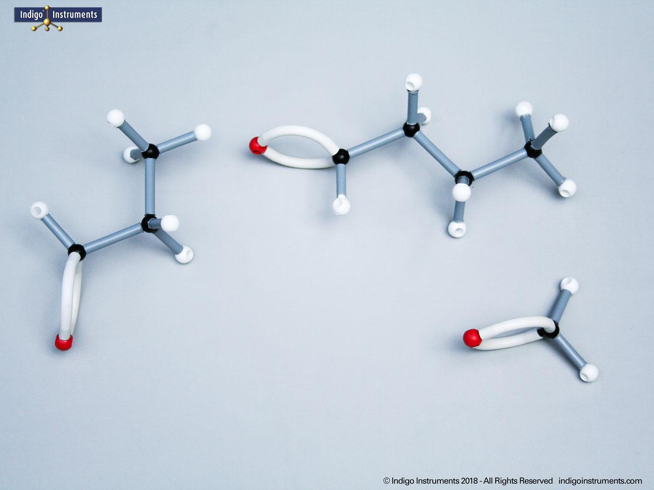 Aldehyde Compounds can be Built with Chemistry Model Set 68845NV