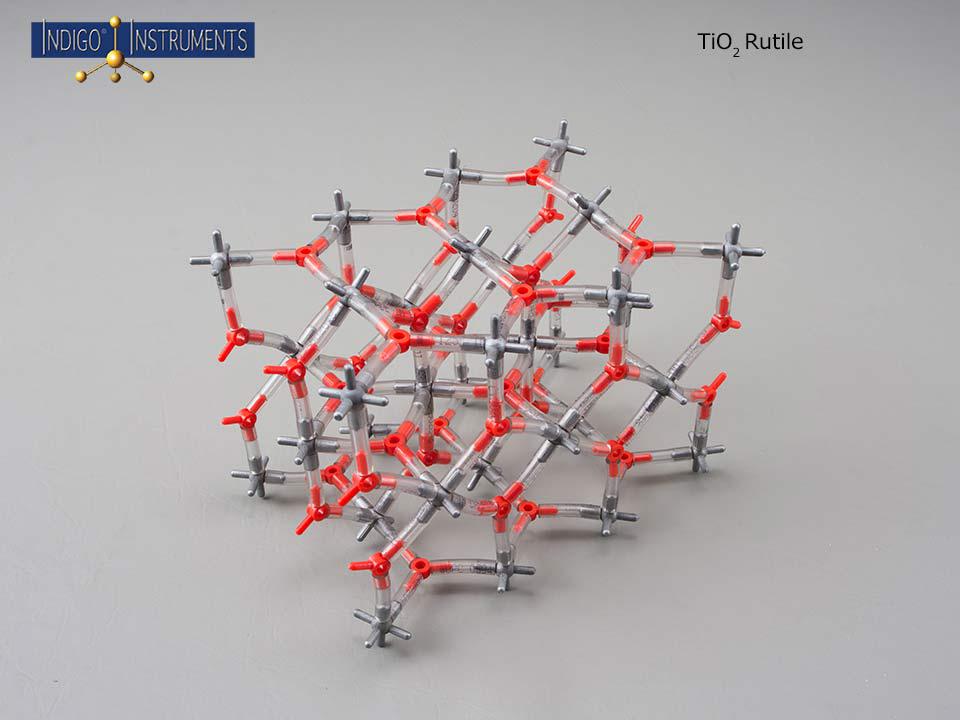 Rutile Tio2 Crystal Structure Model Kit