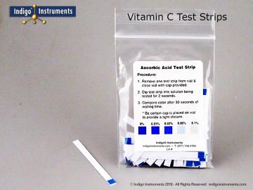 Vitamin C & Glucose Test Strips-For Science Fair/Lab